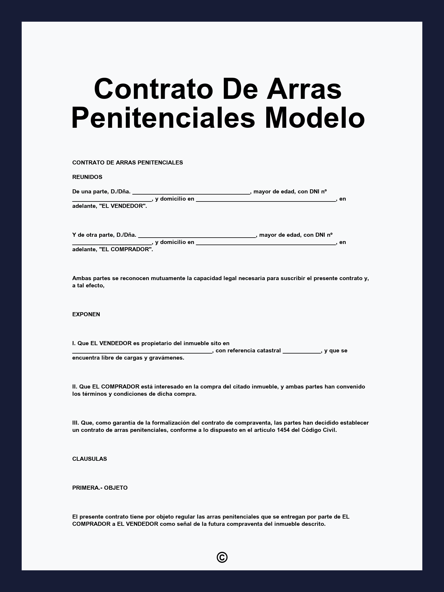 Modelo De Contrato De Arras: Tipos, Descarga En Pdf Y Ejemplos – AAIDU